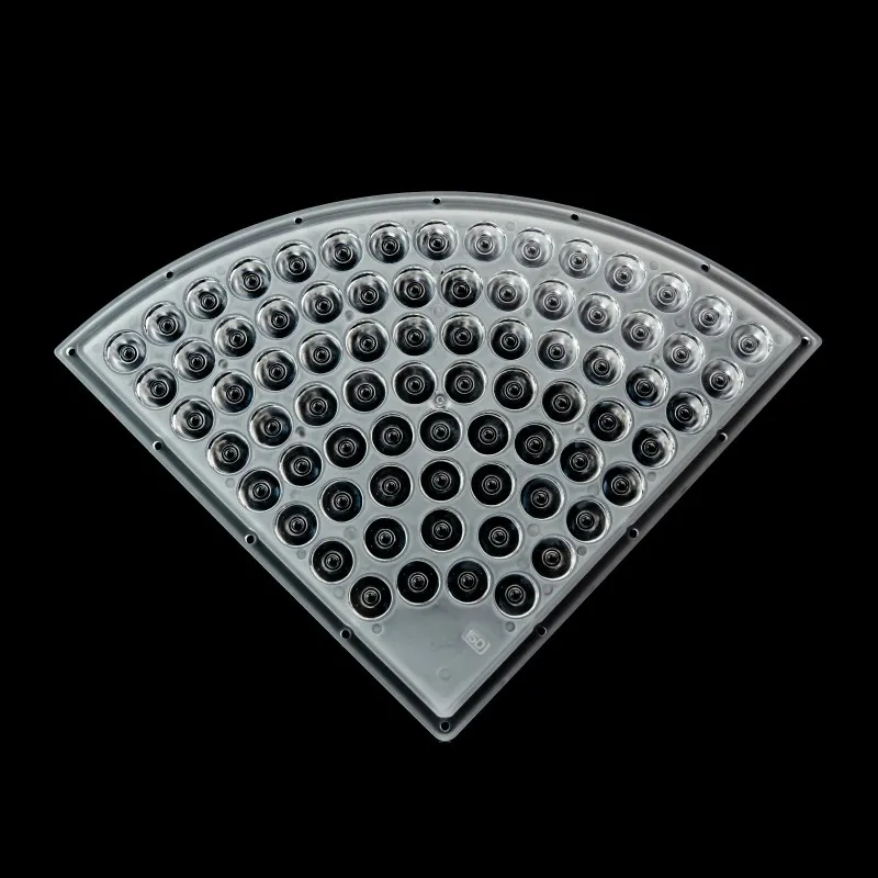 Narrow Bam 9degree Outdoor Fan Shaped Stadium Lighting Lens - Asahi Optics