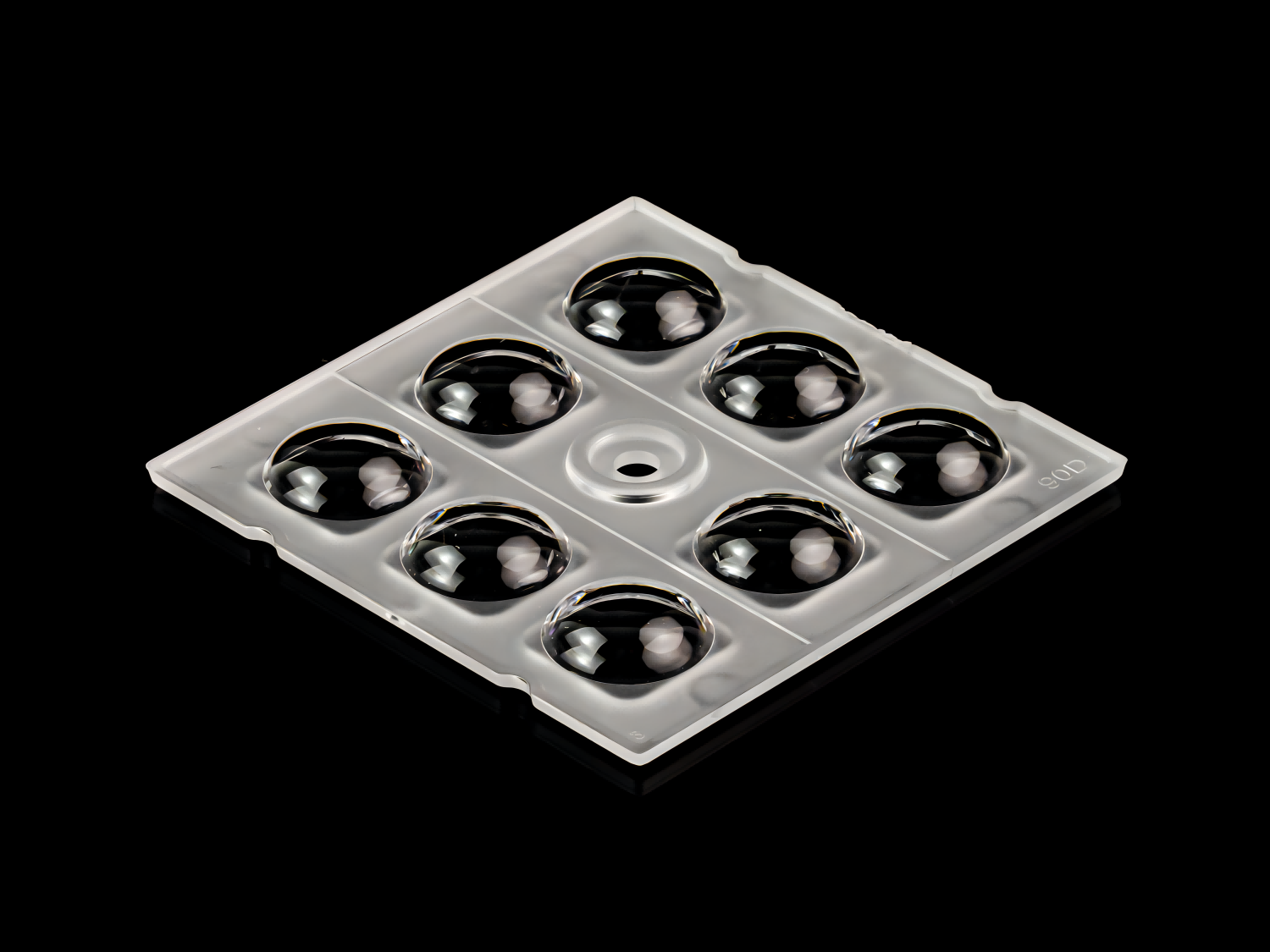 8LEDs Lens for High bay lighting 90° - Asahi Optics