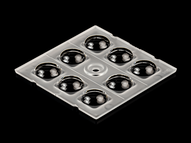 8LEDs Lens for High bay lighting 90° - Asahi Optics